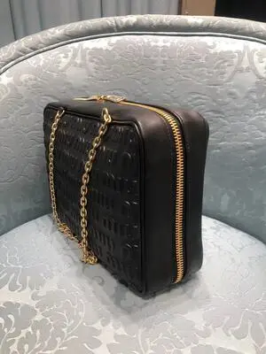 Miu Miu Embossed Leather Top-handle Bag