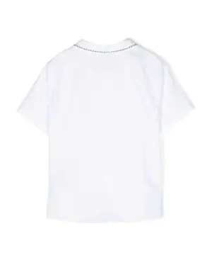 Gucci Short-sleeve Shirt With Embroidered Trim