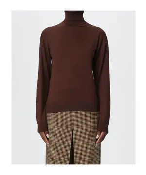 Saint Laurent Turtleneck Long-sleeved Jumper - Red