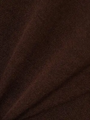 Saint Laurent Turtleneck Long-sleeved Jumper - Red