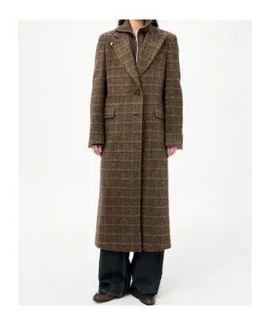 Our Legacy Checked Single-breasted Coat