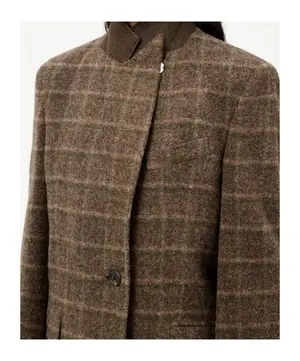 Our Legacy Checked Single-breasted Coat