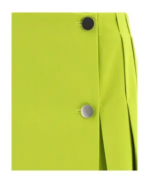 Bottega Veneta High Waist Pleated Mini Skirt