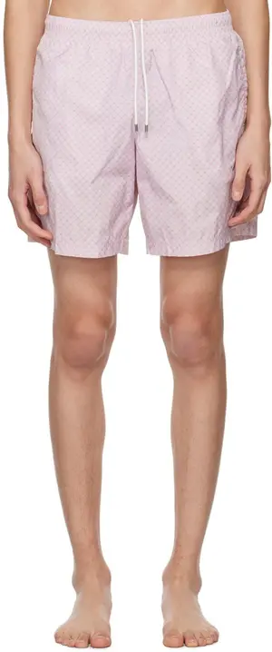 Alexander McQueen Spotted Skull Print Swim Shorts
