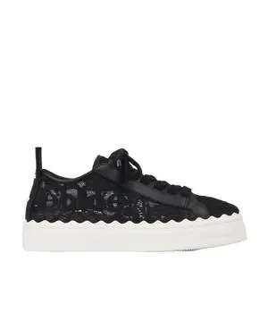 Chloé Lauren Lace-up Sneakers - Black