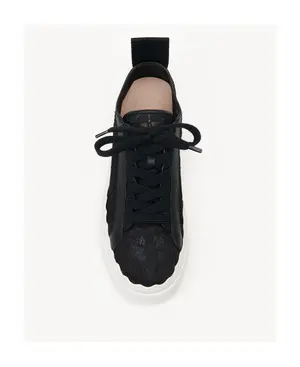 Chloé Lauren Lace-up Sneakers - Black