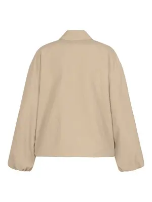Loewe Contrast Panel Zip Jacket - Light Beige