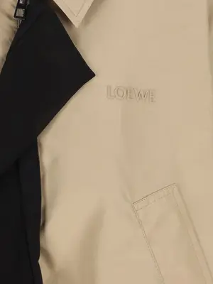 Loewe Contrast Panel Zip Jacket - Light Beige