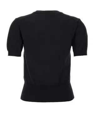 VIVIENNE WESTWOOD Orb Embroidered Knitted Top