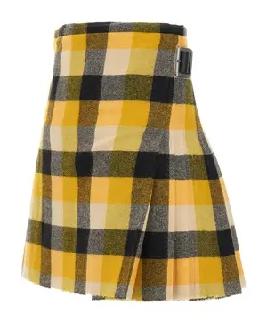VIVIENNE WESTWOOD Checked Pleated Mini Skirt