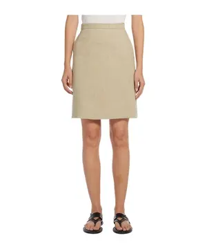 Max Mara Straight Fit Skirt - Brown