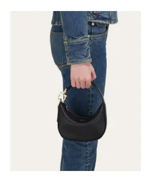 FERRAGAMO North-south Hobo Bag - Black