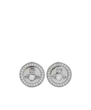 VIVIENNE WESTWOOD Orb Stud Earrings - Gray