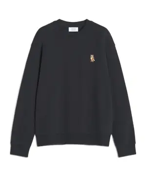 Maison Kitsuné Standing Fox Comfort Sweatshirt - Black