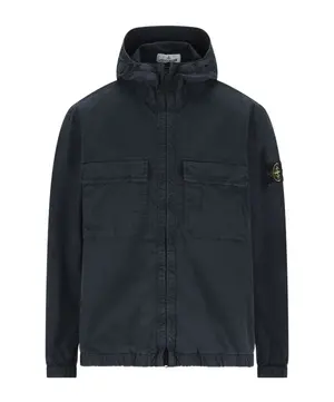 Stone Island Utility Hooded Jacket - Blue