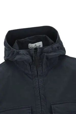 Stone Island Utility Hooded Jacket - Blue