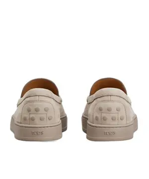 TOD'S Penny Loafers In Suede - Beige