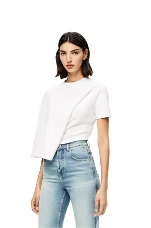 Loewe Asymmetrical Logo T-shirt