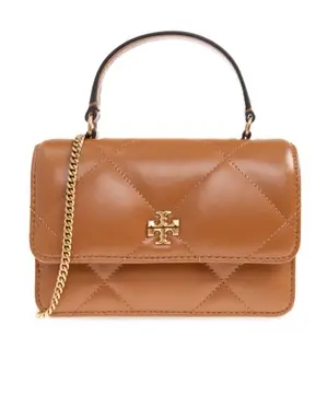 Tory Burch Kira Diamond-quilted Mini Tote Bag With Chain Strap