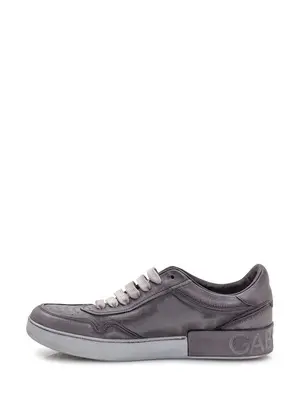 Dolce & Gabbana Logo Debossed Sneakers - Gray