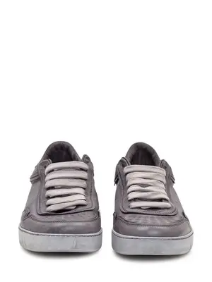 Dolce & Gabbana Logo Debossed Sneakers - Gray