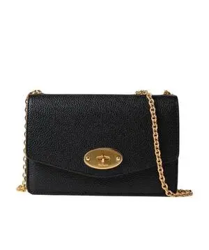 Mulberry Darley Twist-lock Chained Mini Crossbody Bag - Black