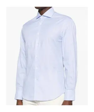 Brunello Cucinelli Cotton Shirt - Blue