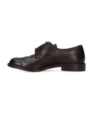 TRICKER'S Bourton Leather Lace-up Derby Shoes - Black
