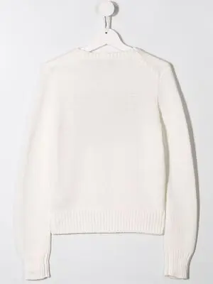 Ralph Lauren Embroidered Flag Pullover Sweater