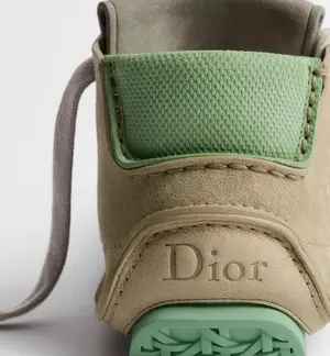 Dior Roadie Lace-up High-top Sneakers - Nude
