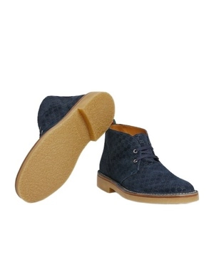 Gucci Web Gg Suede Ankle Boots
