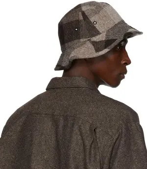 Acne Studios Plaid Fisherman's Hat