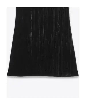 Saint Laurent Sleeveless Velvet Mini Dress