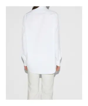 Gucci Embossed Logo Long Sleeve Shirt With Tie Detail