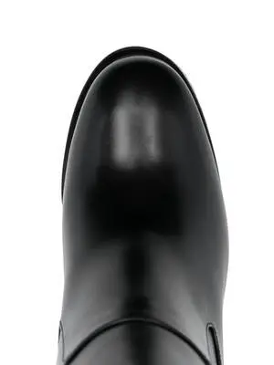 Alexander McQueen Eyelet Detailed Platform Boots