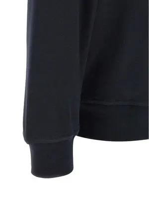 Brunello Cucinelli French Terry Hooded Sweatshirt - Navy Blue
