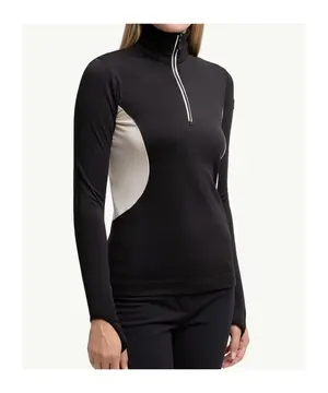 Moncler Polartec Half-zip Turtleneck Sweatshirt - Black
