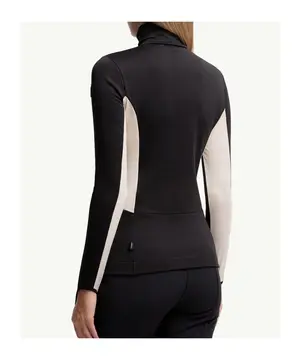 Moncler Polartec Half-zip Turtleneck Sweatshirt - Black
