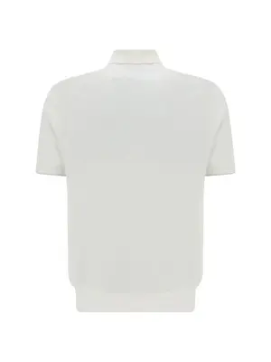 Brunello Cucinelli Short-sleeved Buttoned Polo Shirt