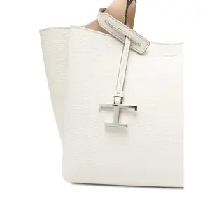 TOD'S Mini T Timeless Tote Bag - White