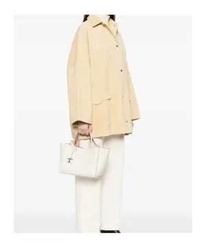 TOD'S Mini T Timeless Tote Bag - White