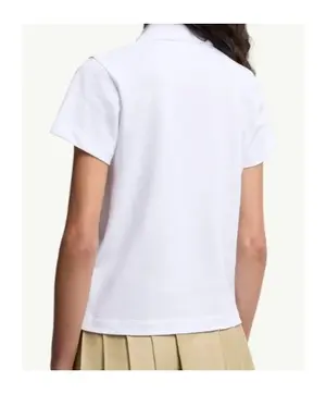 Moncler Short Sleeve Graphic Print Polo Shirt