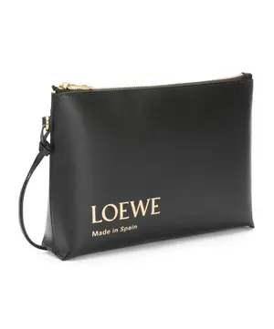 Loewe Logo Zip Wristlet Bag