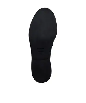 Thom Browne Round Toe Slip-on Loafers - Black
