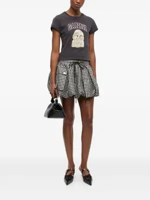 GANNI Poodle Graphic T-shirt - Black