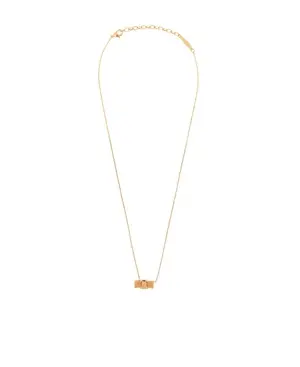 FERRAGAMO Vara Bow Pendant Necklace - Yellow