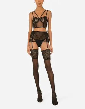 Dolce & Gabbana Dolce Gabbana Tulle Underwire Cup Corset