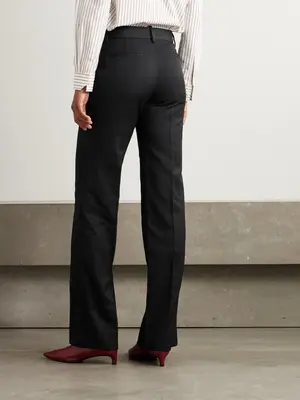 Victoria Beckham High Waist Tailored Trousers - Black