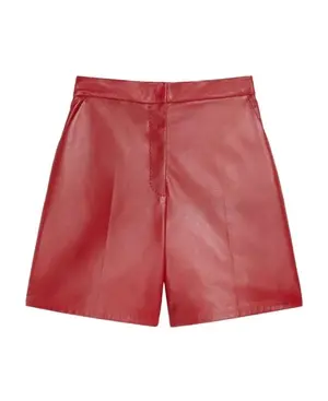 Max Mara High Waist Tailored Shorts With Belted Detail