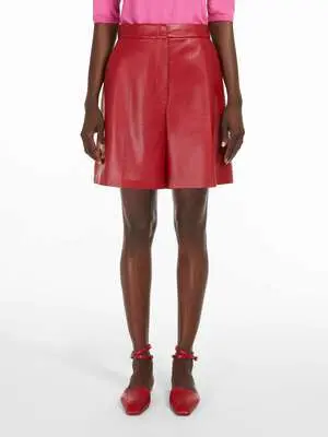 Max Mara High Waist Tailored Shorts With Belted Detail